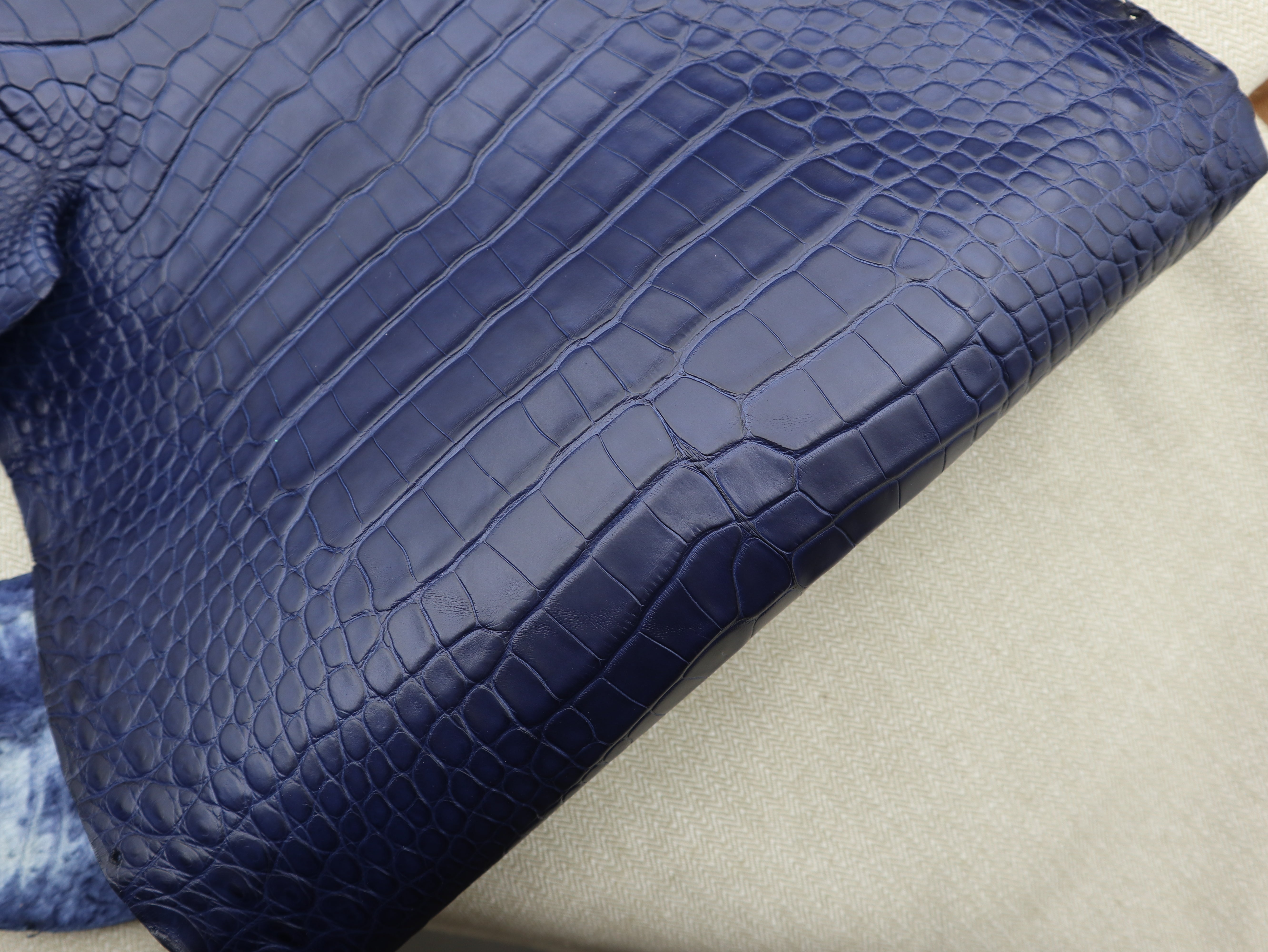 Blue Alligator Skin – Tjcleather