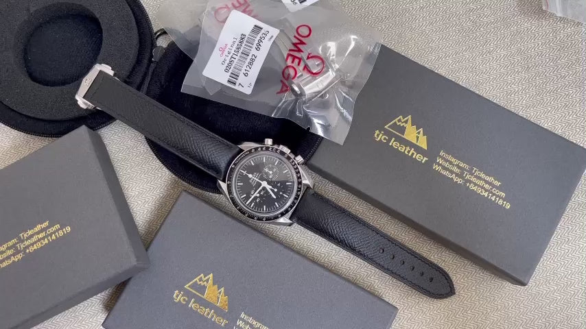 Handmade Calfskin Strap For Omega Watch - Omega Watch Strap - Omega Wa ...